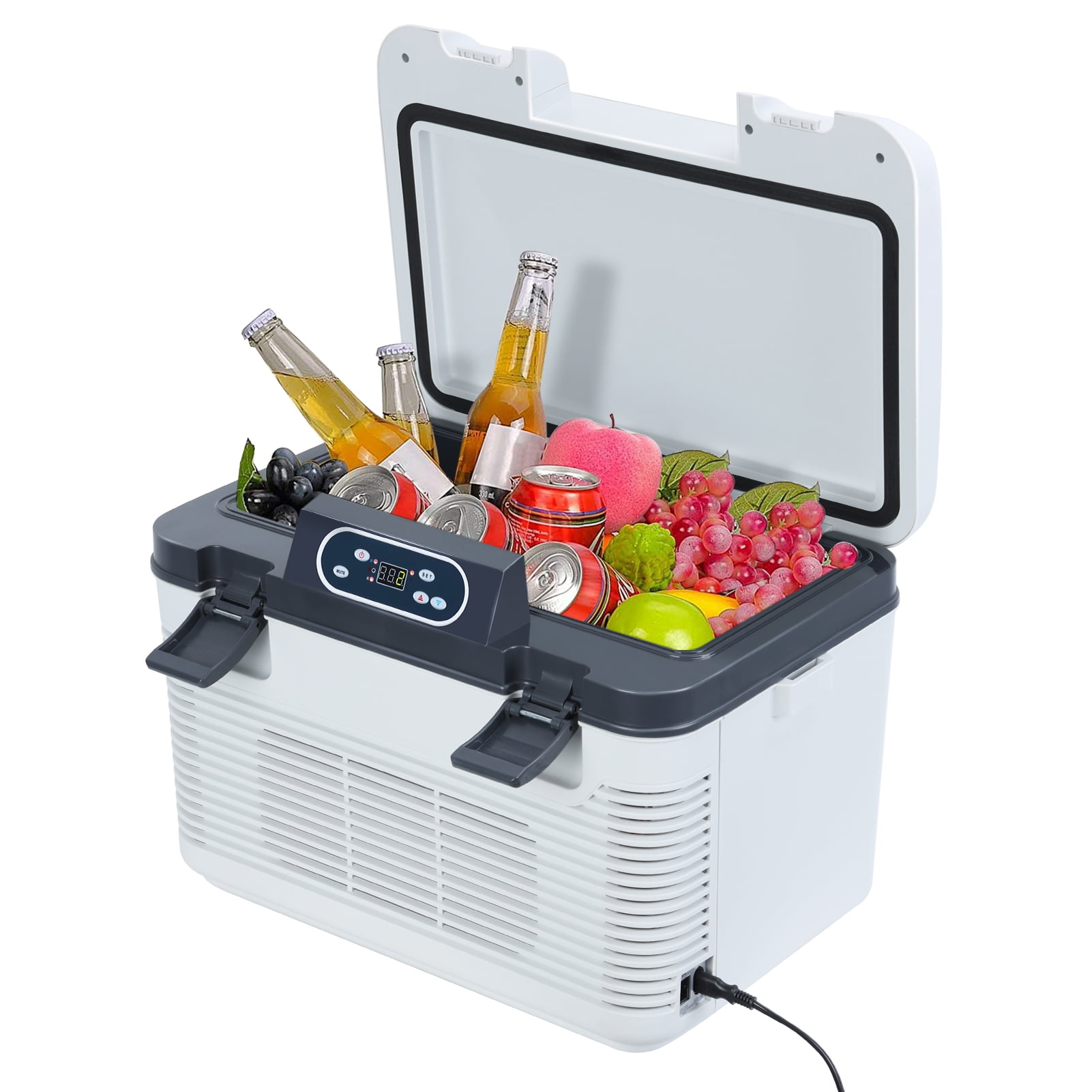 Wharick 20QT Mini Car Fridge Portable Car Cooler Refrigerator 12/24V ...
