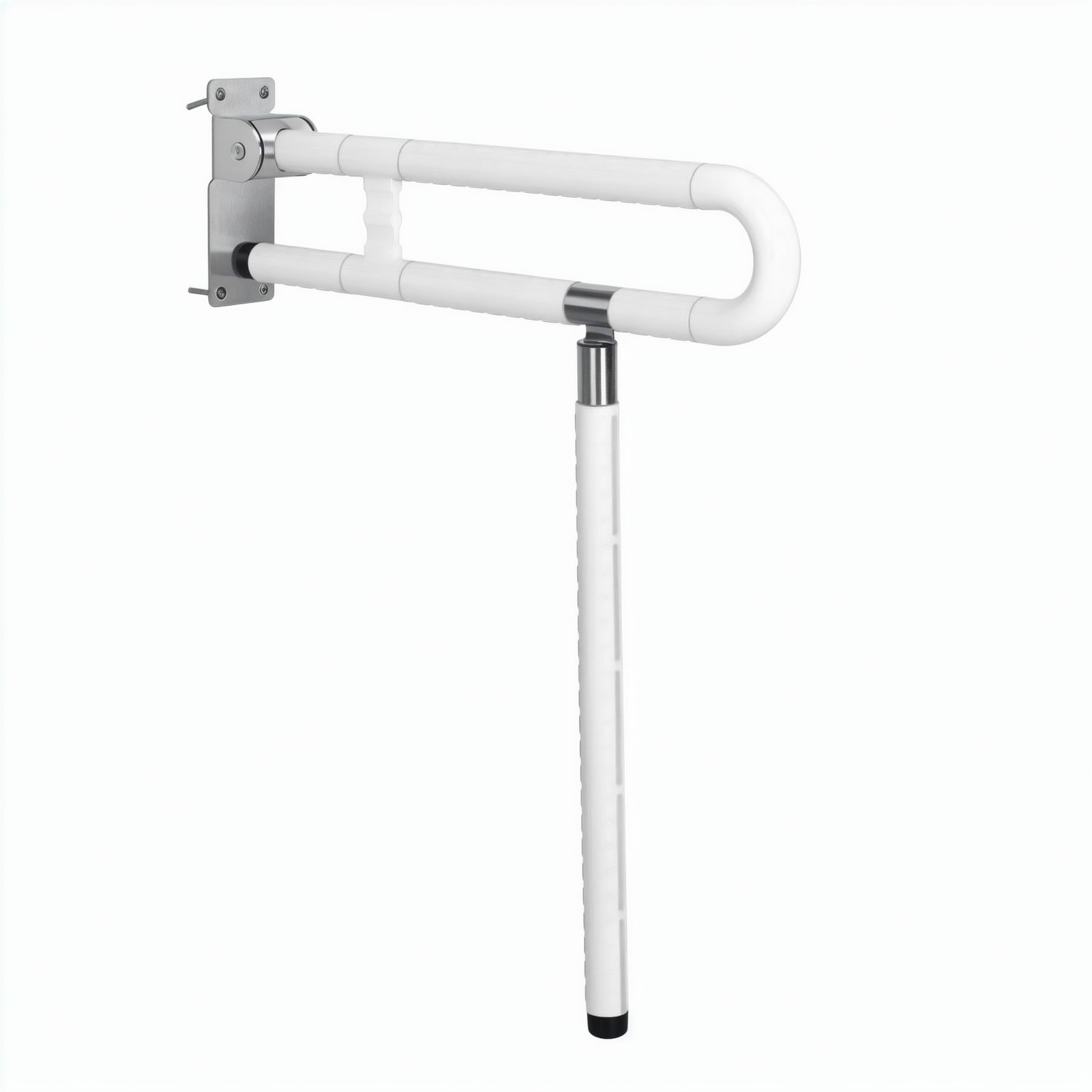 Wharick 24 Inch Handicap Grab Bars Rails Plastic Toilet Handrail ...