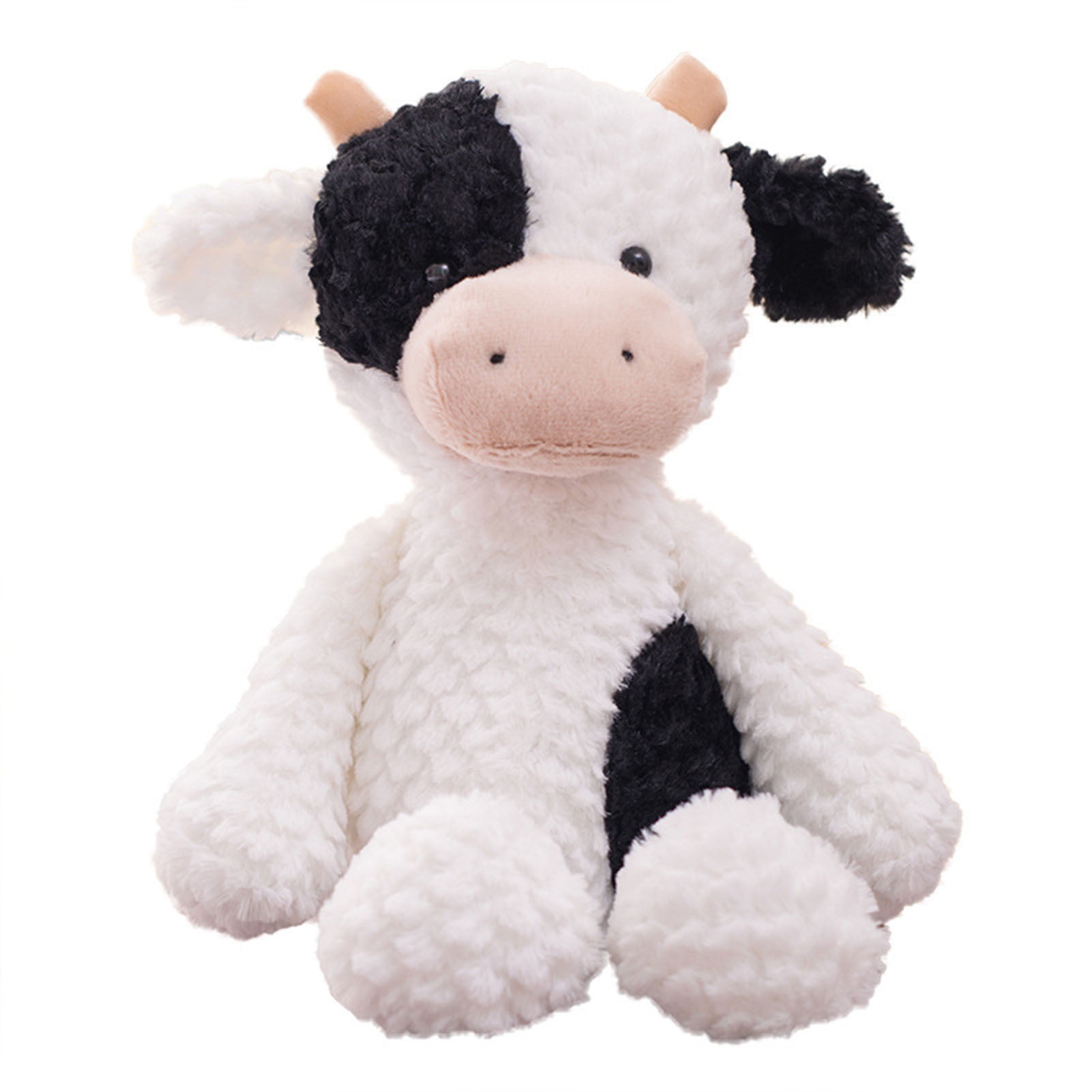 Wharick 30/50cm Milk Cow Plush Toy Soft Cute Animal Dolls Desktop ...