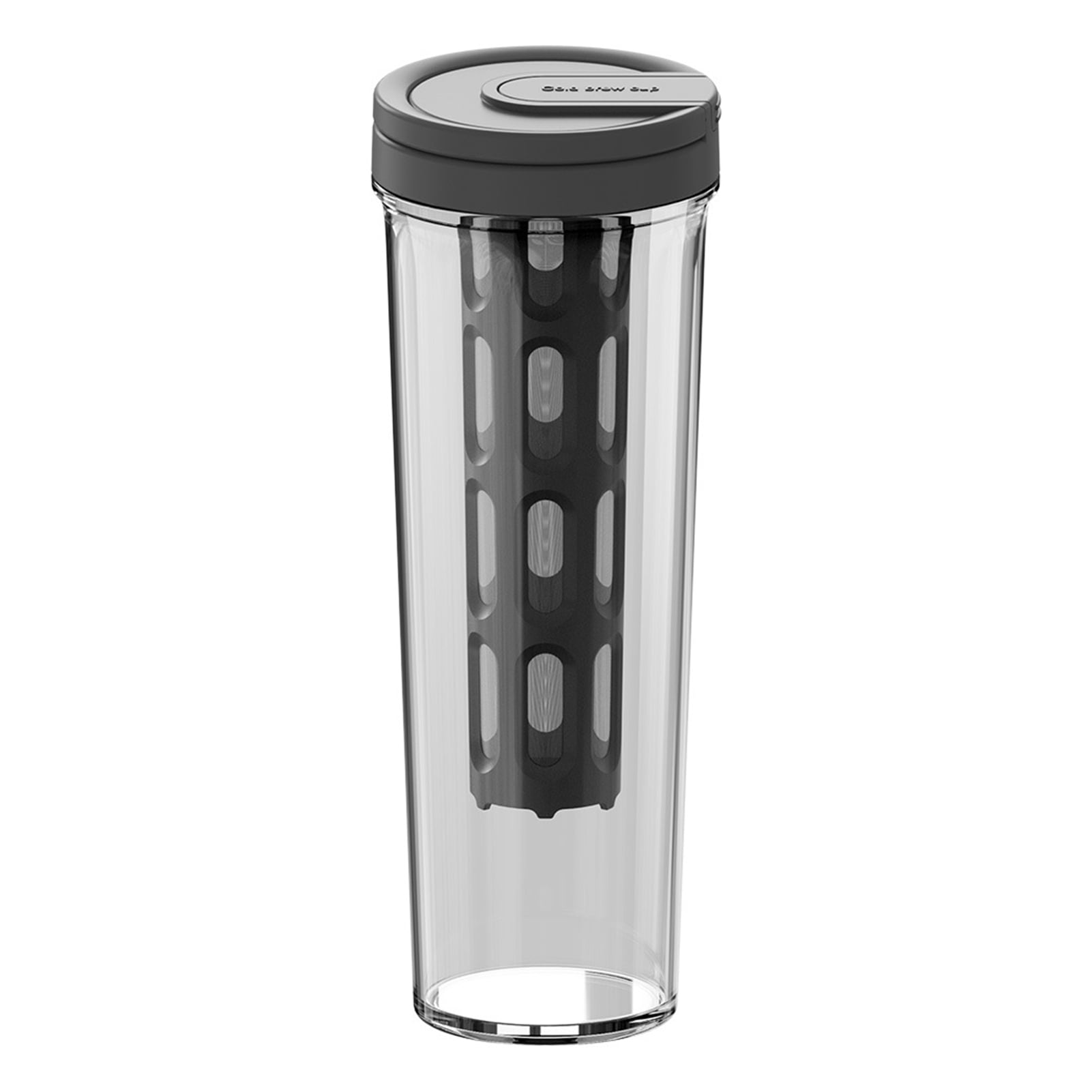 Wharick 34 oz Cold Brew Cup with Mesh Filter, Portable Transparent Cold ...