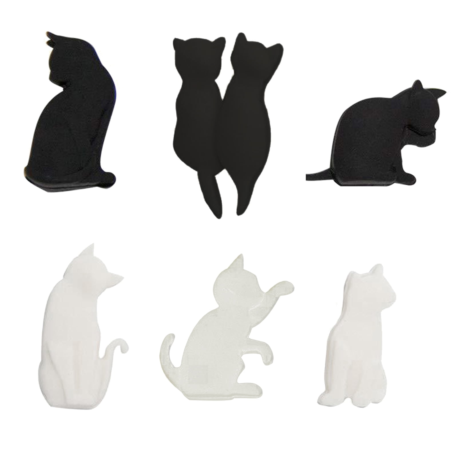 Wharick 6 Pcs Silicone Tea Bag Holder Reusable Silicone Cartoon Cat ...