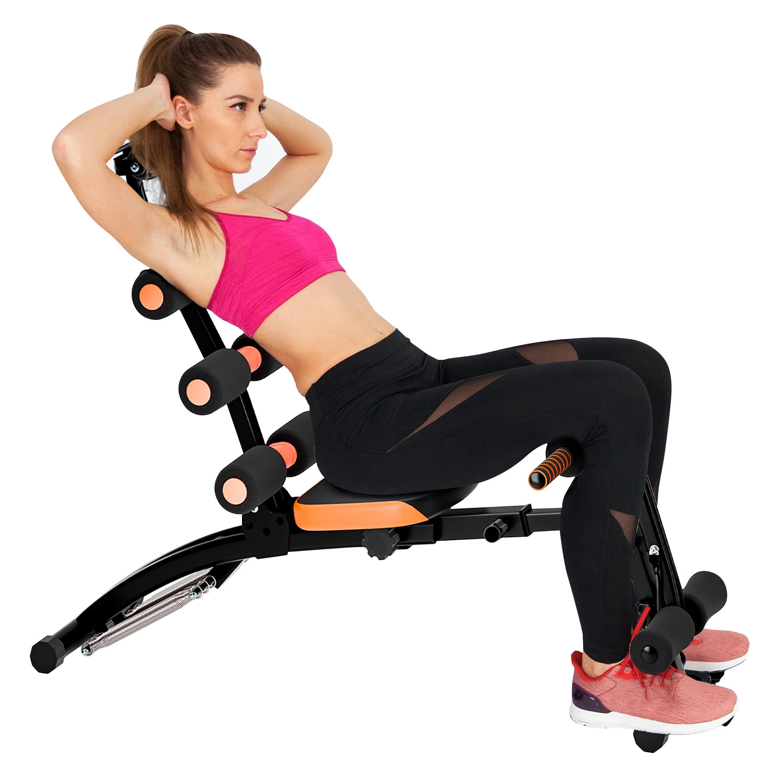 Wharick Ab Workout Bench for Home Gym Multi-Functional Ab Crunch ...