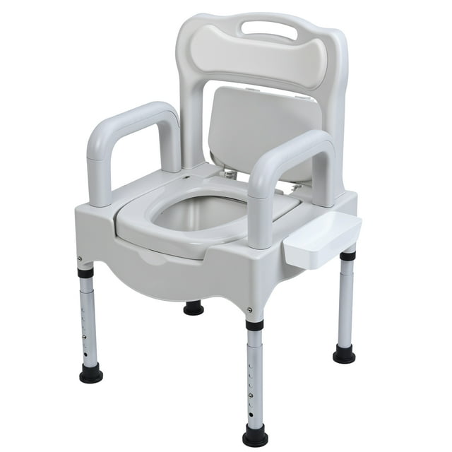 Wharick Bedside Commode Bedside Toilet for Elderly & Disabled Height ...