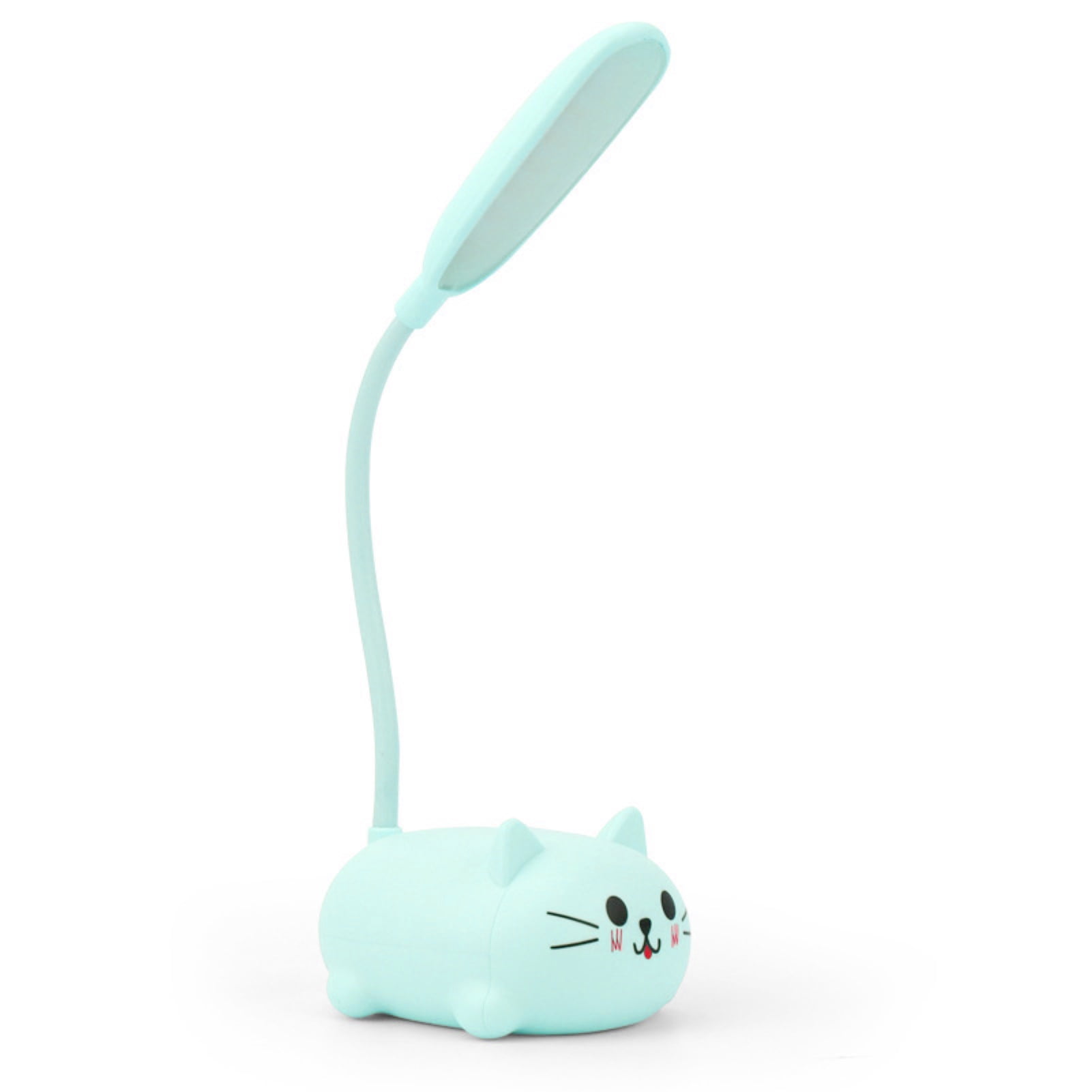Wharick Cartoon Cute Cat Pig Bear Shape Rechargeable Desktop Lamp ...
