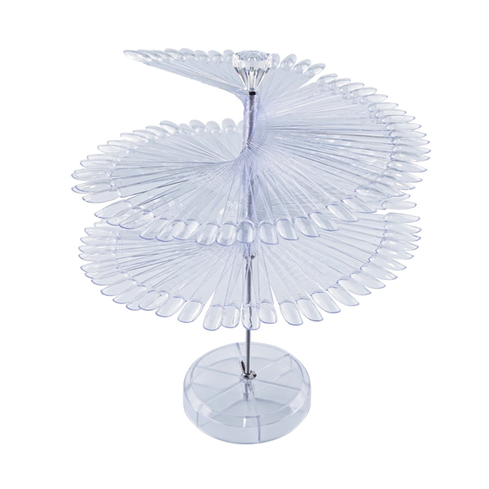 Wharick Clear Nail Color Swatch Sticks Gel Polish Display Spiral Nail ...