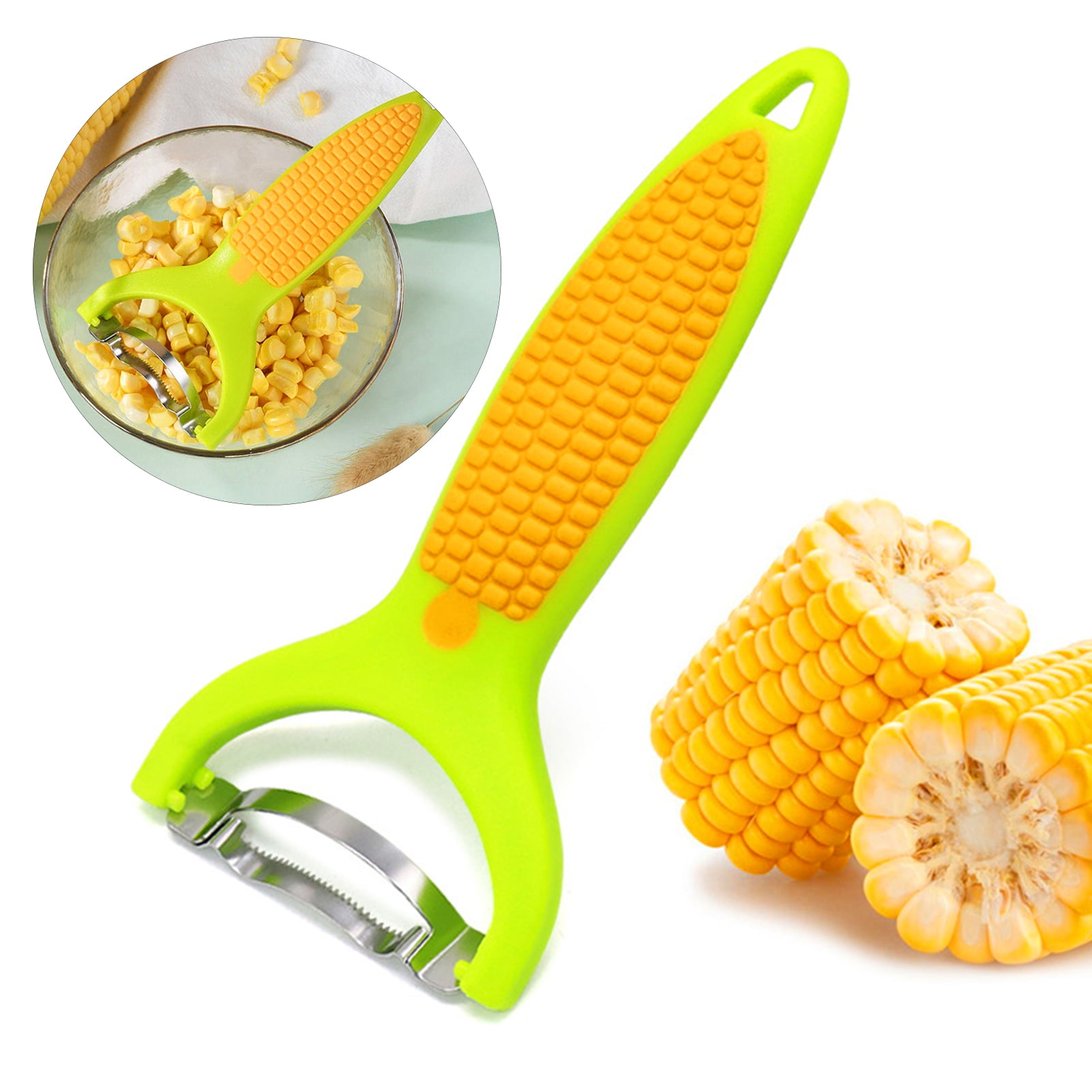 Wharick Corn Peeler, Corn Thresher with Ergonomic Handle Stainless ...