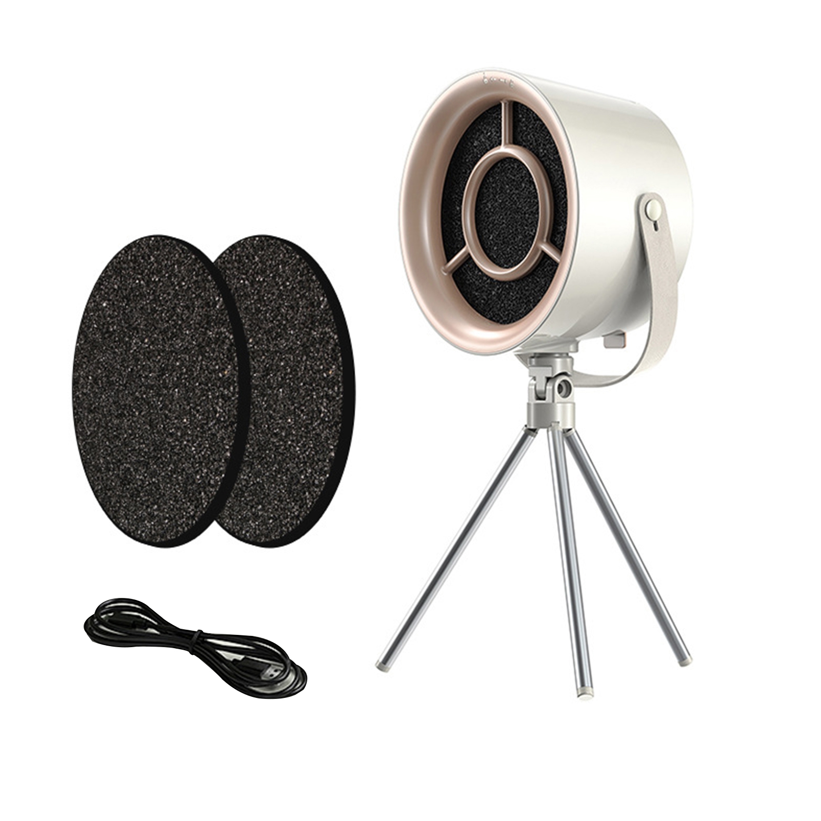 Wharick Desktop Range Hood, Portable Range Hood USB Detachable Filter ...