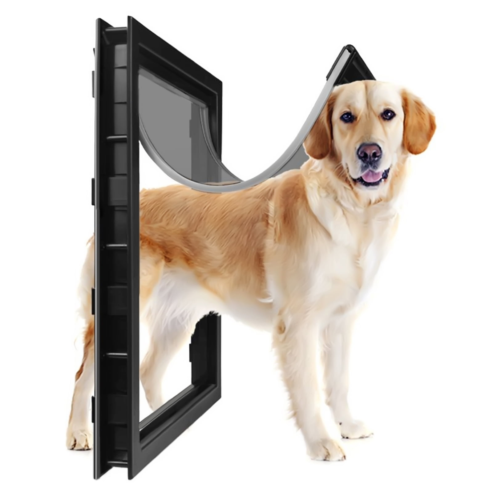 Wharick Dog Door for Exterior Doors, Plastic XL Doggy Door, Extreme ...
