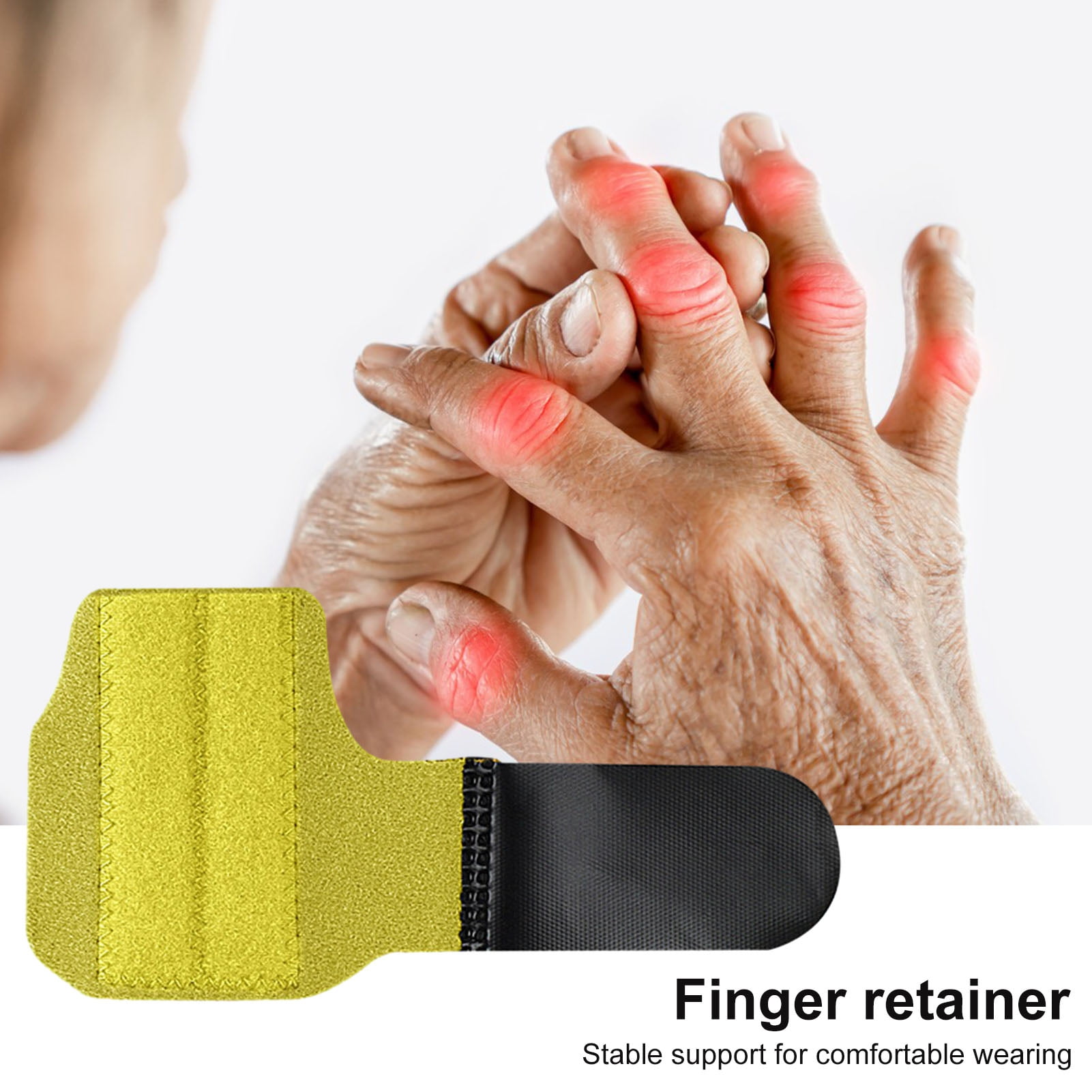 Wharick Finger Splints Finger Sleeves Protectors Adjustable Fasten Tape ...