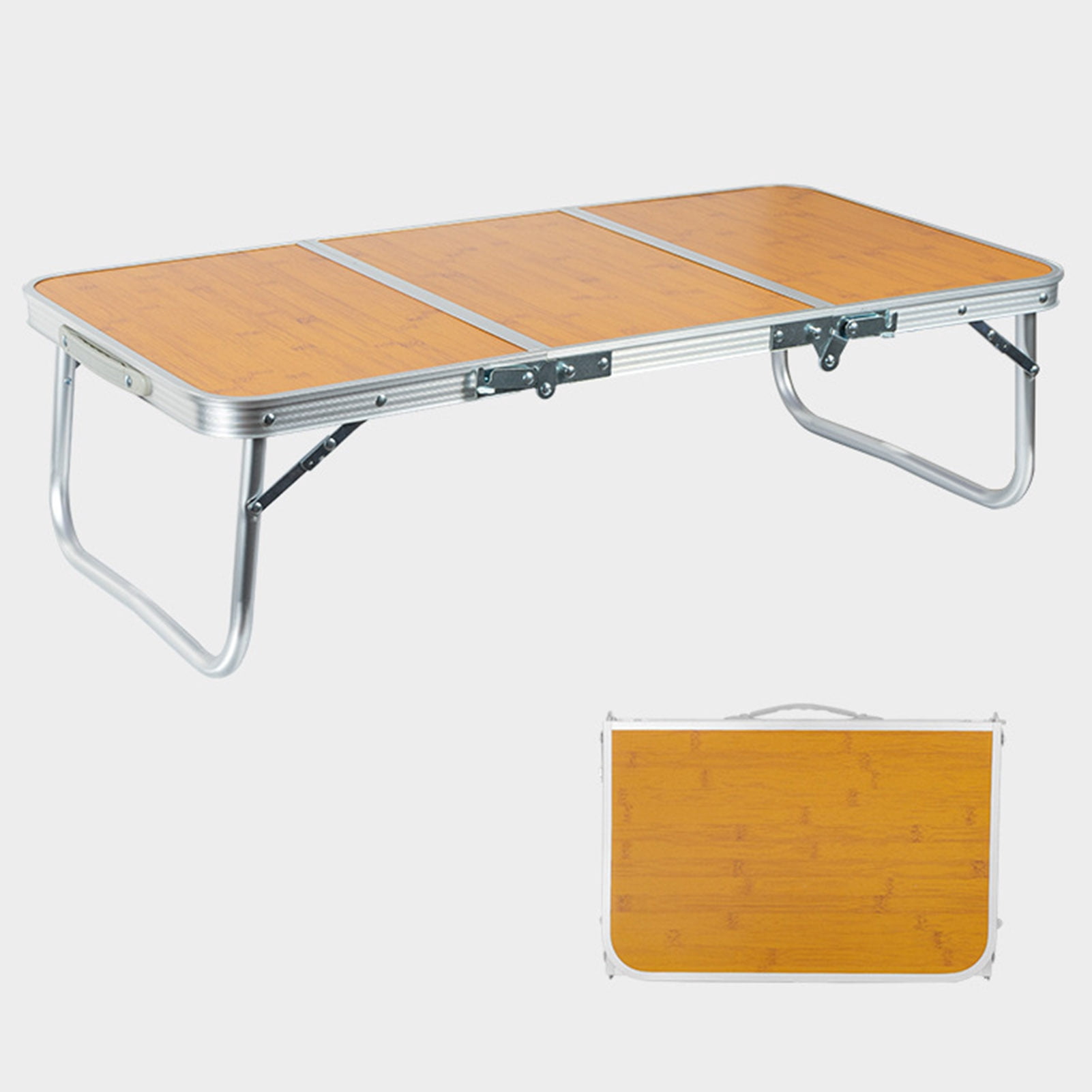 Wharick Folding Picnic Table Portable Small Camping Table w/Carry Bag ...