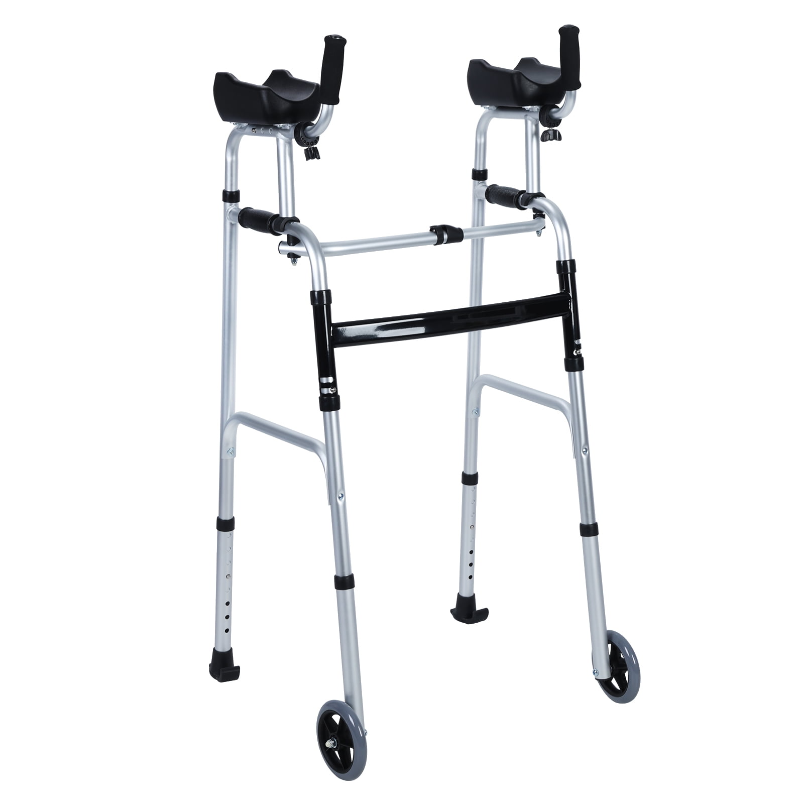 Wharick Folding Walker, Upright Walkers for Seniors, Heavy Duty Seniors ...