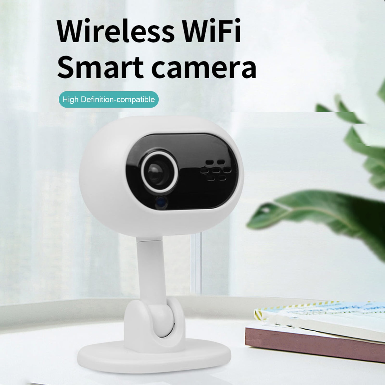 Wharick Indoor Camera, 1080P Home Security Cameras with Night-Vision, 2 ...