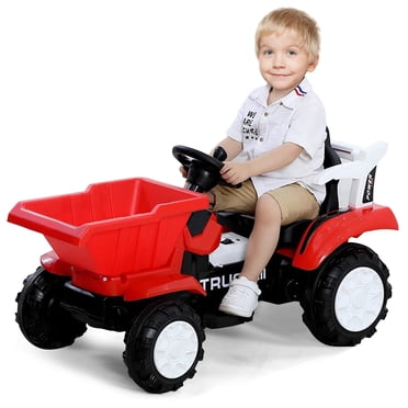 Costway Kids Toddler Ride On Bulldozer Excavator Digger Truck Scooter ...