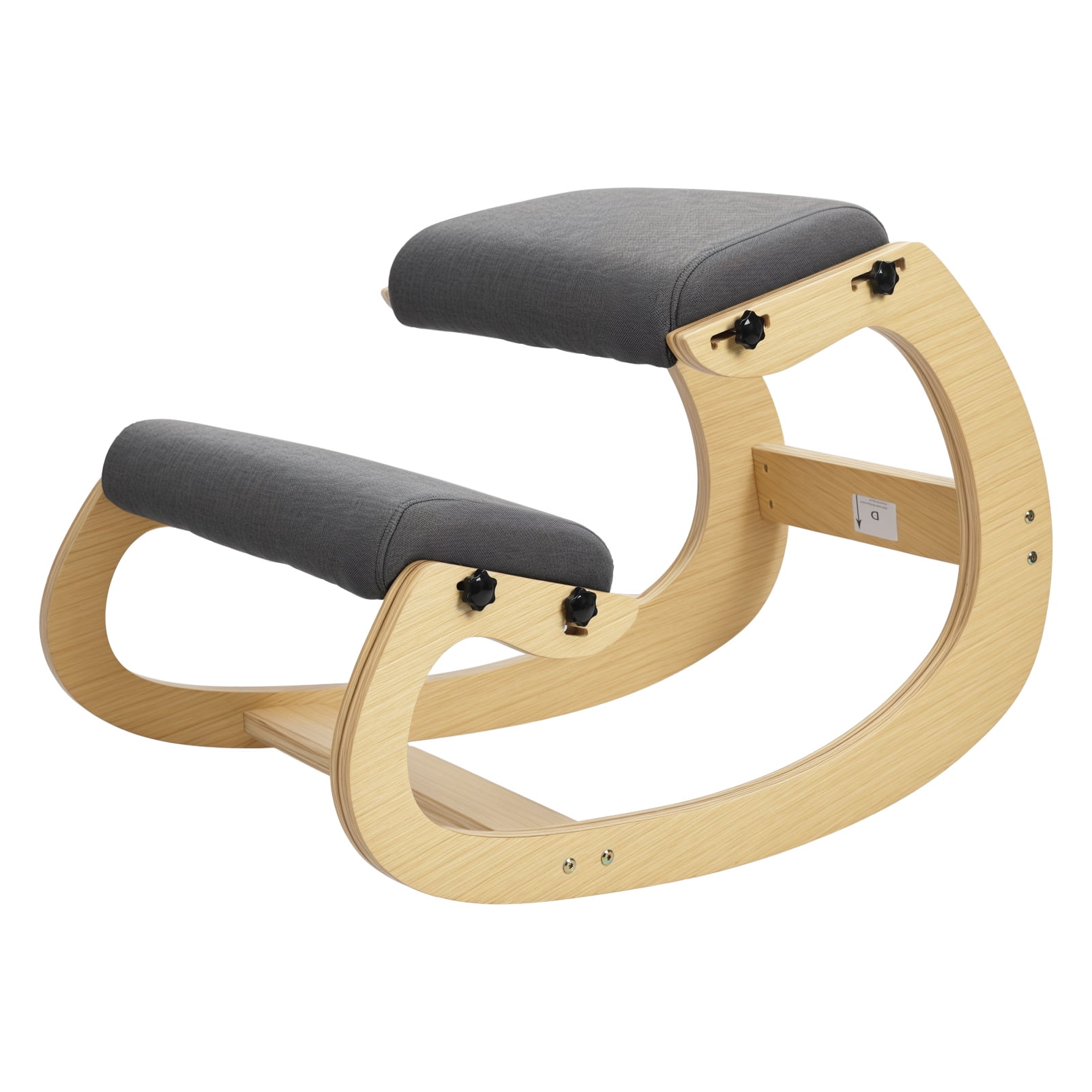 Wharick Kneeling Chair Stool Ergonomic Wooden Office Chair Adjustable ...