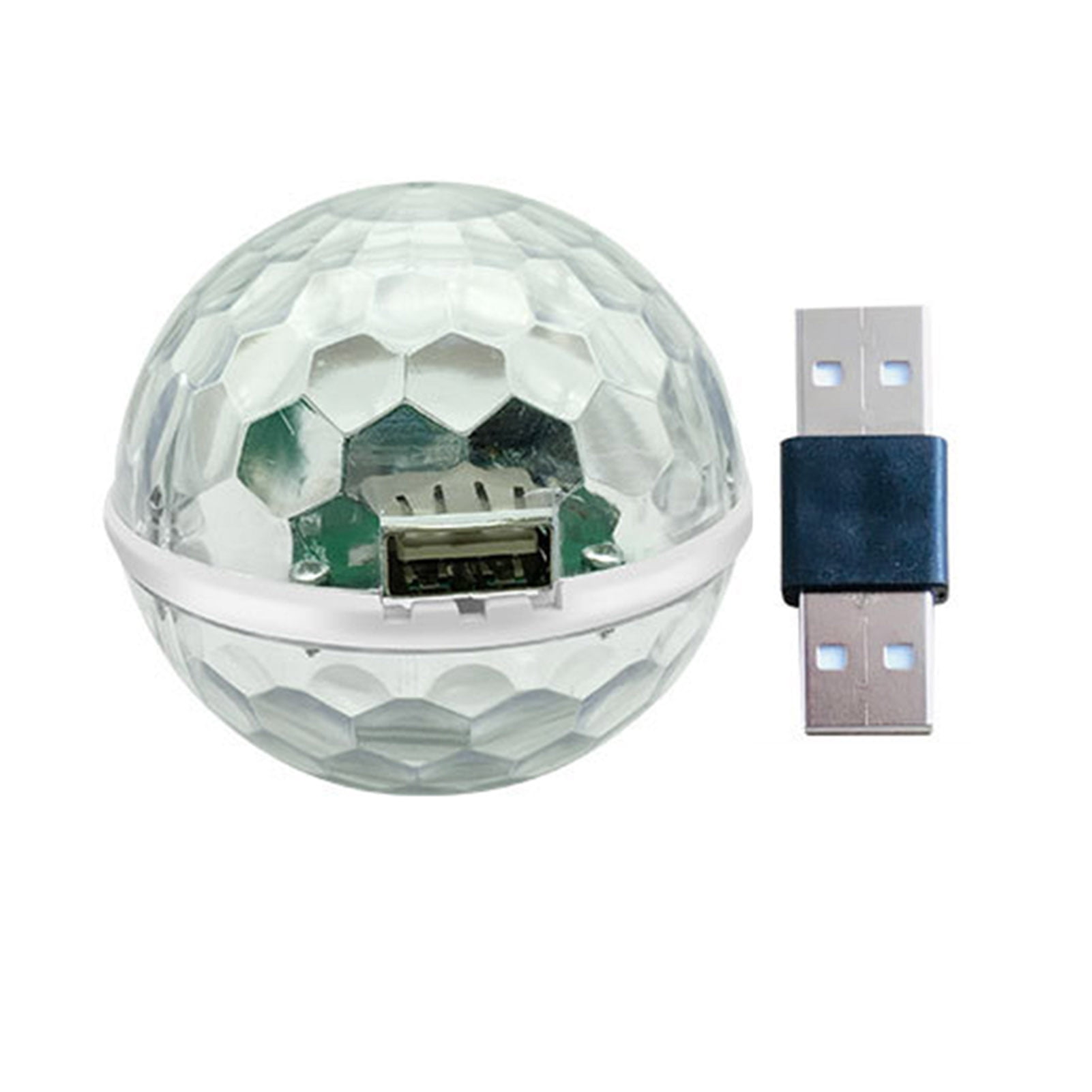 Wharick LED Mini Disco Lights, Magic-Ball Lights Portable Plug-Play Universal RGB Party Light ...