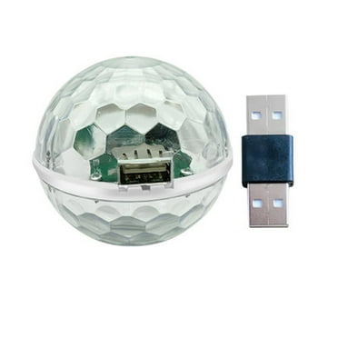 Lightahead LED 4" Twin Disco Ball with UL adaptor Double rotating, two ...