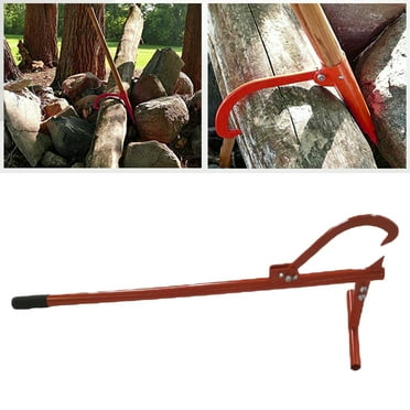 Felled Timber Claw Hook 28in Heavy-Duty Log Lifting Tongs, Grapple ...