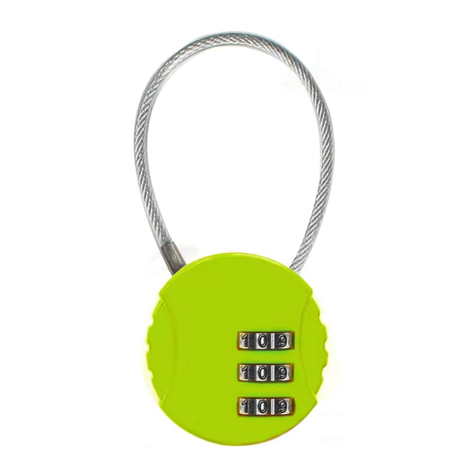 Wharick Luggage Locks, 3-Digit Combination Travel Cable Lock, Suitcase ...