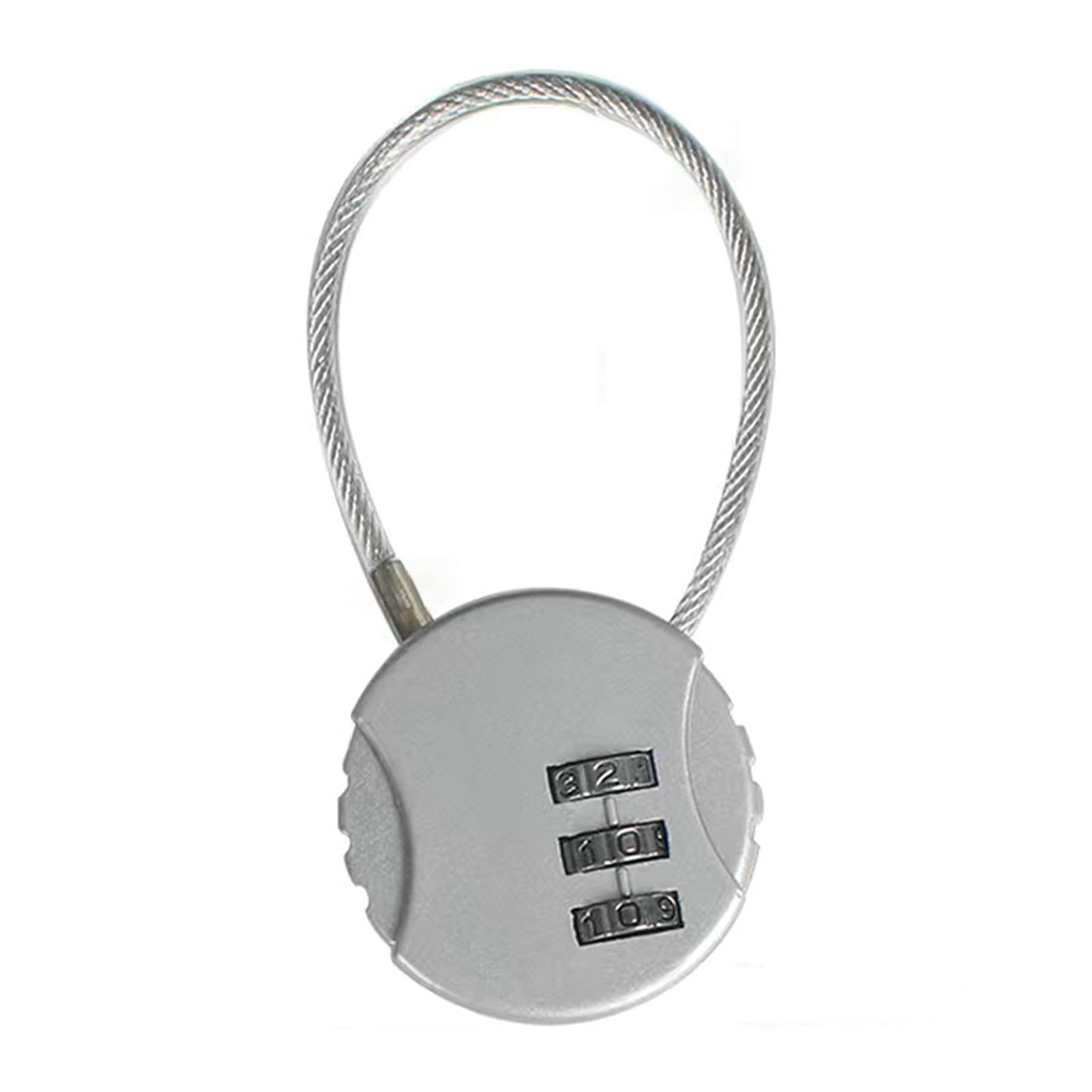 Wharick Luggage Locks, 3-Digit Combination Travel Cable Lock, Suitcase ...