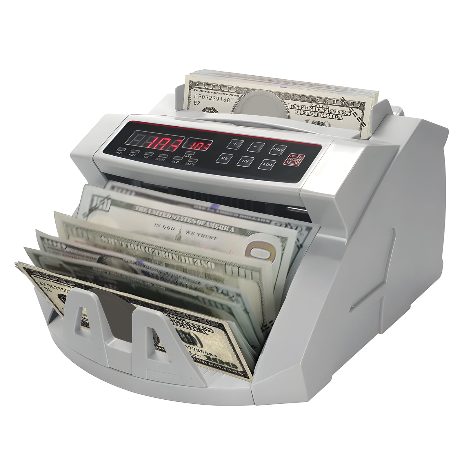 Wharick Money Counter with Value Count, UV/MG/IR Counterfeit Bill ...