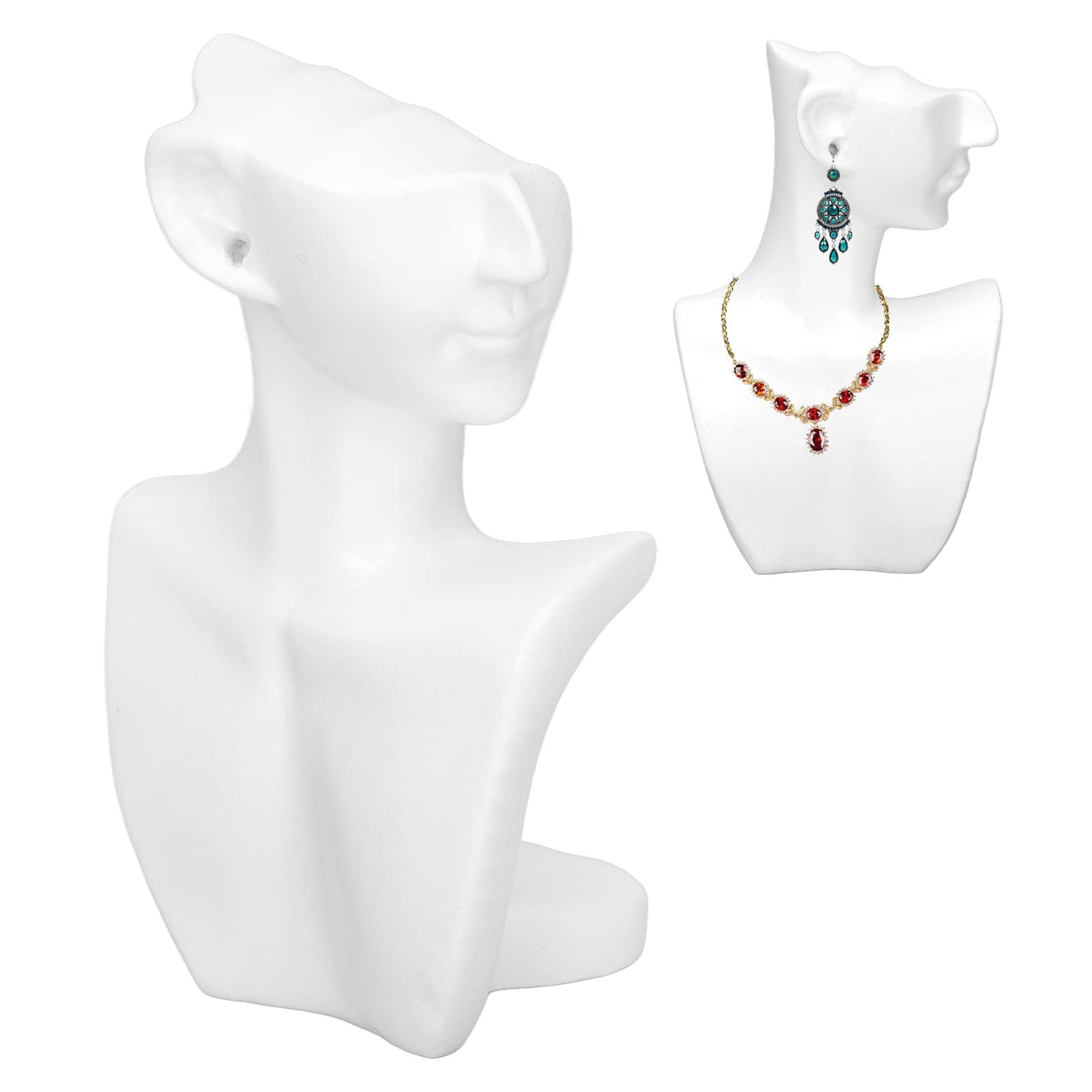 Wharick Necklace Display, Jewelry Rack, Mannequin Side Face Jewelry ...