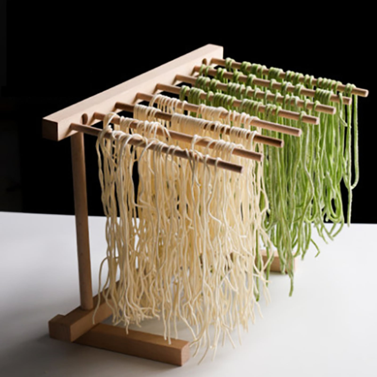 Wharick Pasta Drying Rack, Collapsible Wooden Pasta Drying Rack, Pasta ...