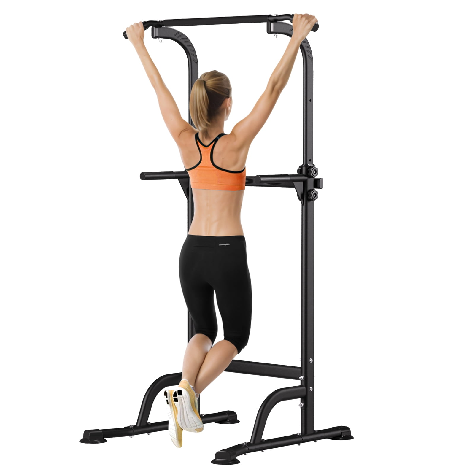 Wharick Power Tower Pull Up Portable Pull-up Bar Station with 10 Gears ...