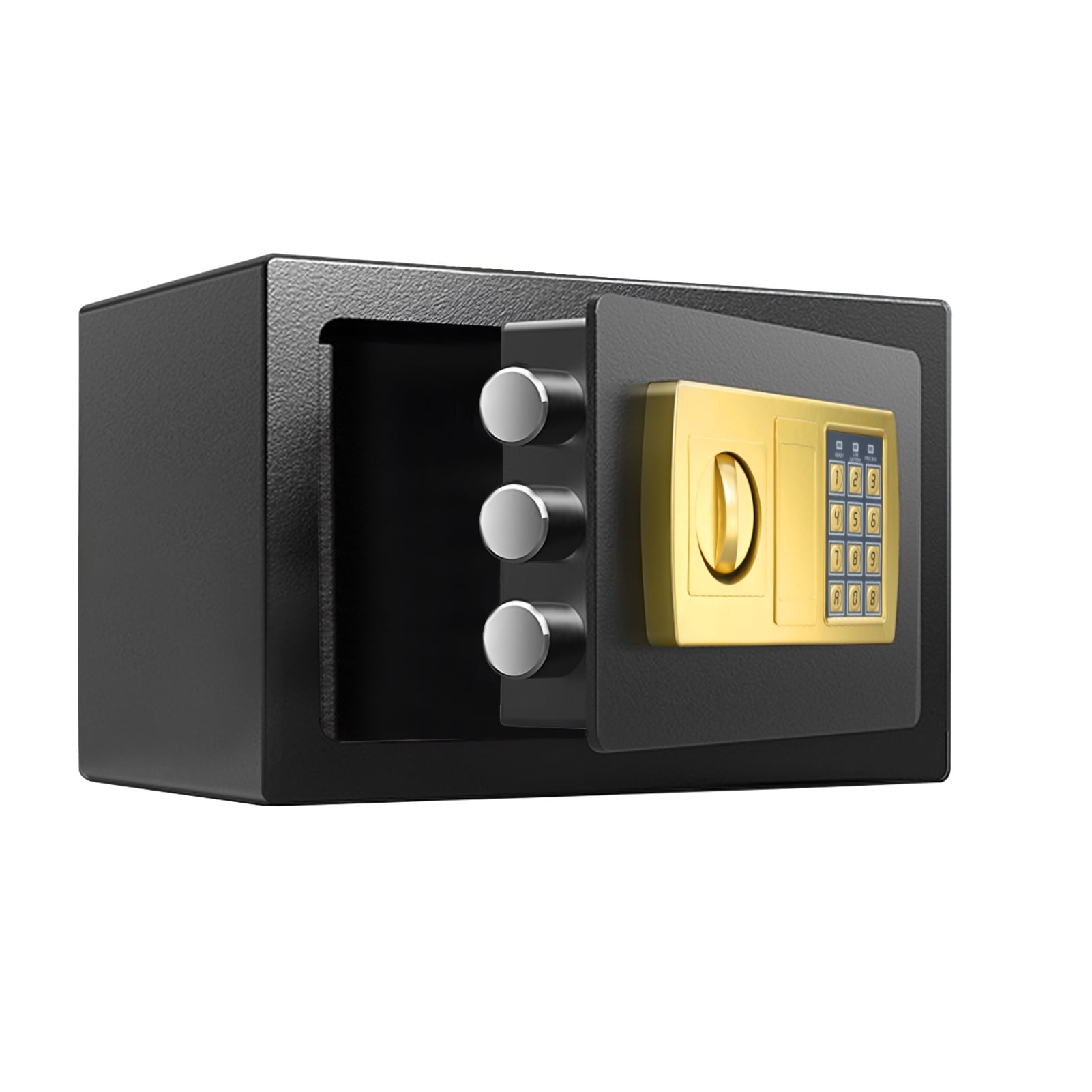 Wharick Safe Box, Small Safe Lock Box, Keys & Pass Code Home Safe ...