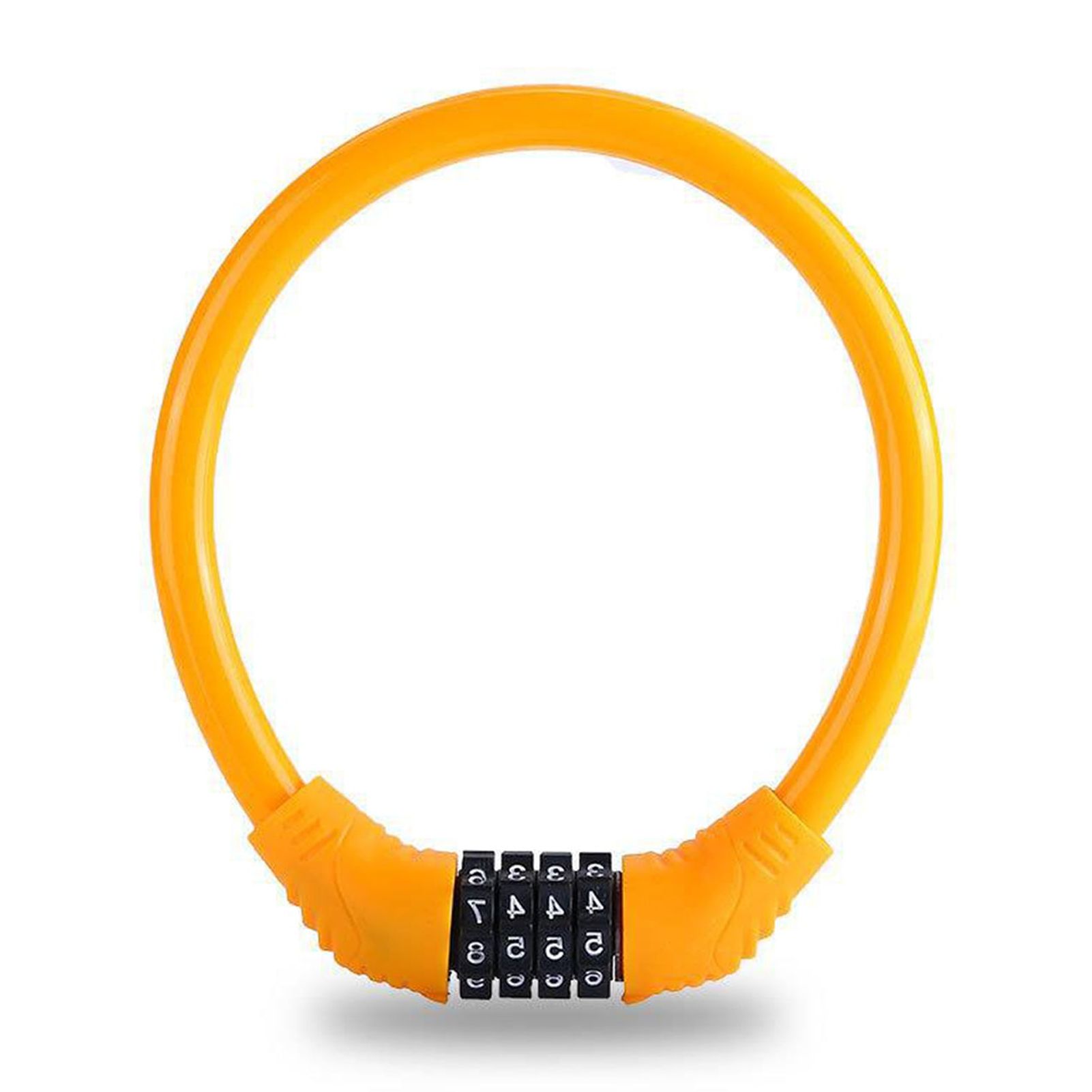 Wharick Security Bike Lock, 4-Digit Security Resettable Bike ...