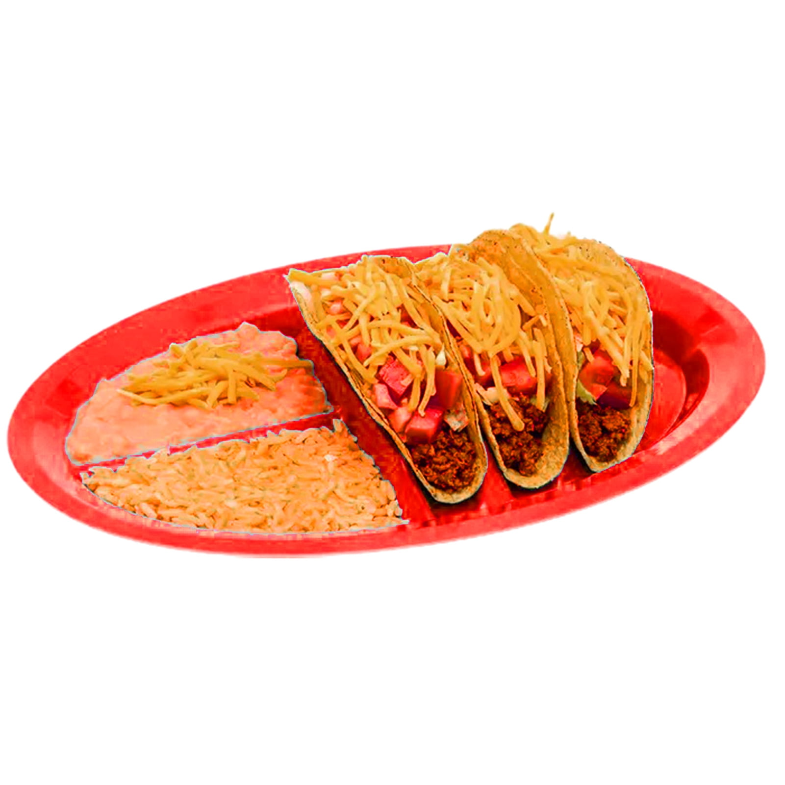 Wharick Taco Holder Stand, Taco Rack Tray Holds Up to 3 Tacos, Mexican ...
