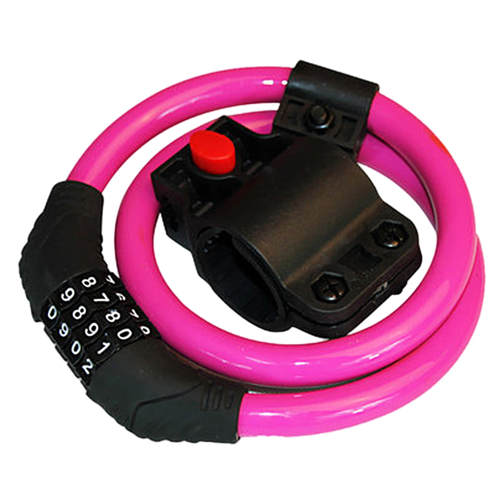 Wharick Universal Bicycle Lock,4-digit Combination Steel Cable Code ...
