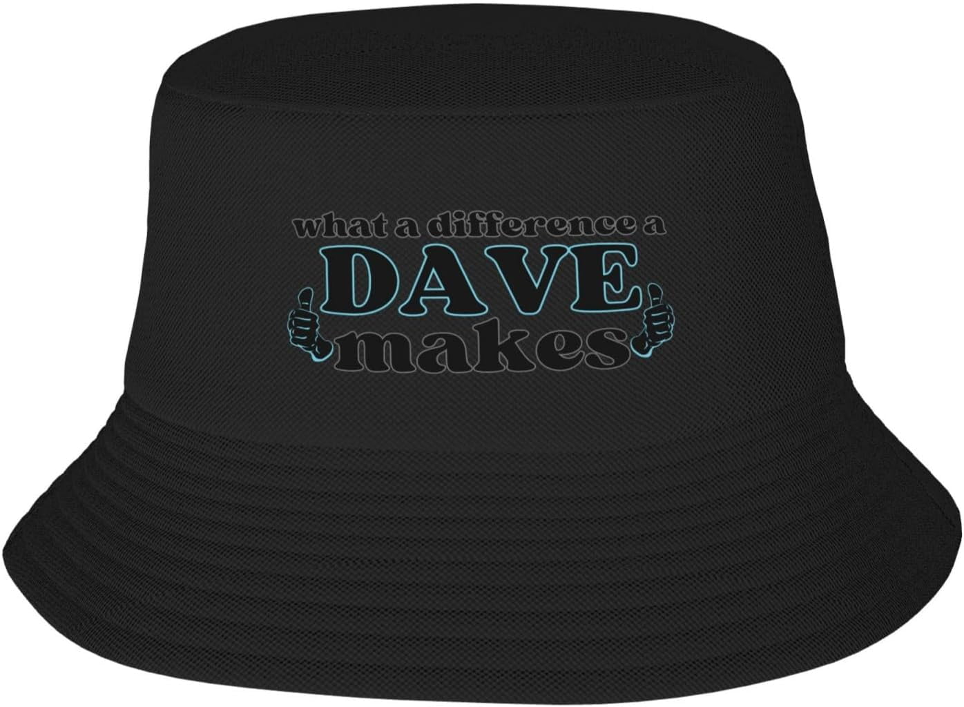 What A Difference A Dave Makes Bucket Hat Women Beach Fisherman Hats ...
