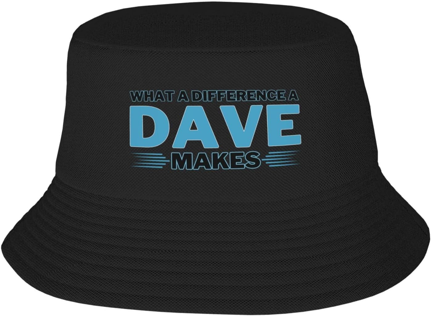What A Difference A Dave Makes Bucket Hat Women Beach Fisherman Hats ...