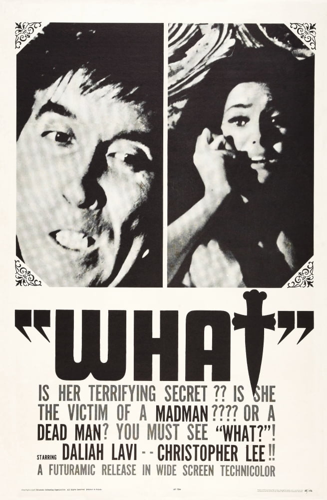 What (Aka The Whip And The Body Aka La Frusta E Il Corpo) Poster Art L ...