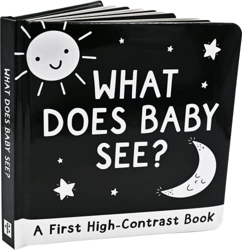 Pre-Owned What Does Baby See?: A First High-Contrast Board Book (Board ...