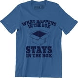 What Happens In The Box Stays In The Box - Funny Men's T-Shirt ...