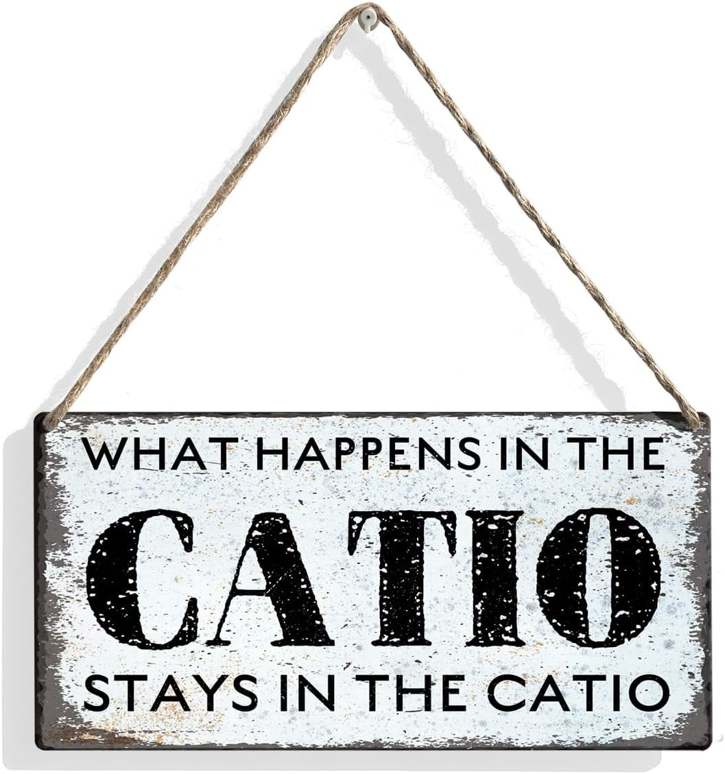 What Happens in the Catio Stays in the Catio Wood Sign Cat Lovers ...