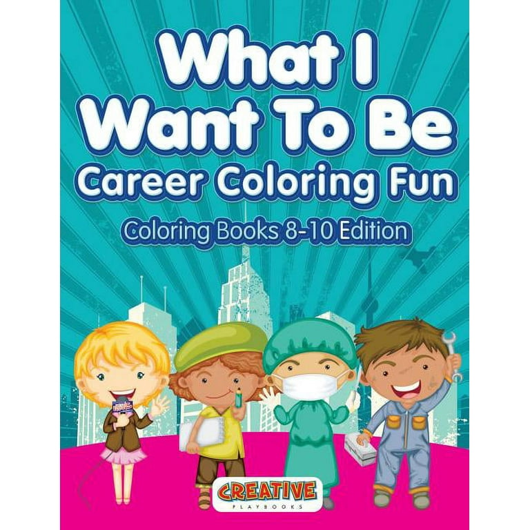 coloring book careers