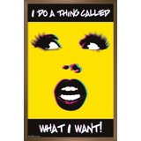 What I Want Wall Poster, 22.375" x 34", Framed - Walmart.com