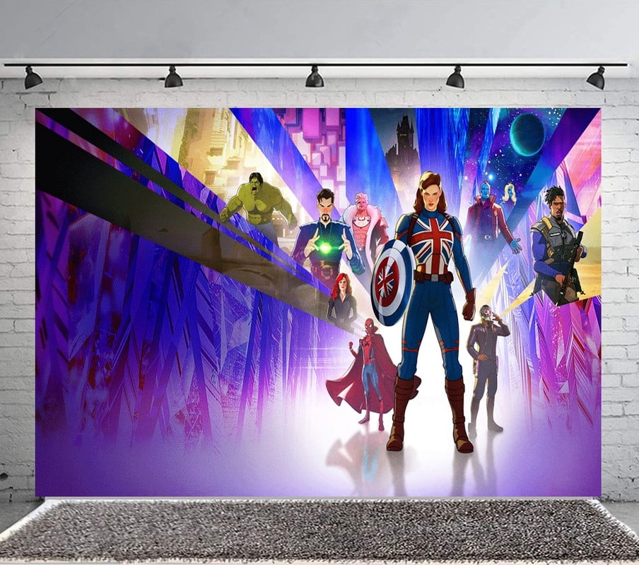 What If… Backdrop Banner Party Supplies Poster Movie Theme Background ...
