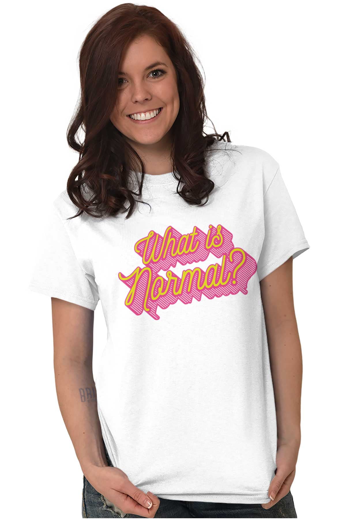 Cool Vaporwave What is Normal Saying Women Plus Size Graphic Tee Tees ...