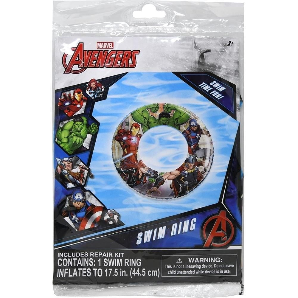 What Kids Want Marvel Avengers Inflatable Swim Ring Pool Toy - Walmart.com