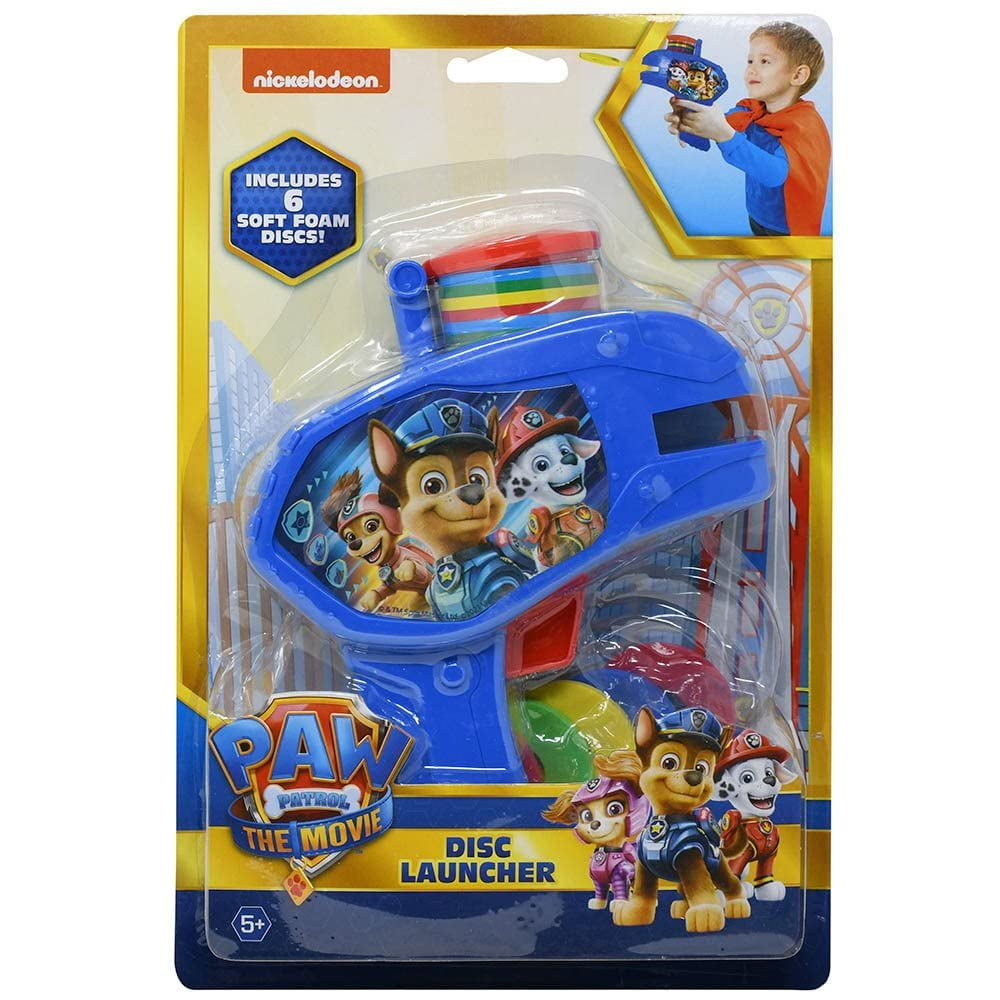 What Kids Want Paw Patrol Foam Disc Launcher - Paw Patrol Movie Toy ...