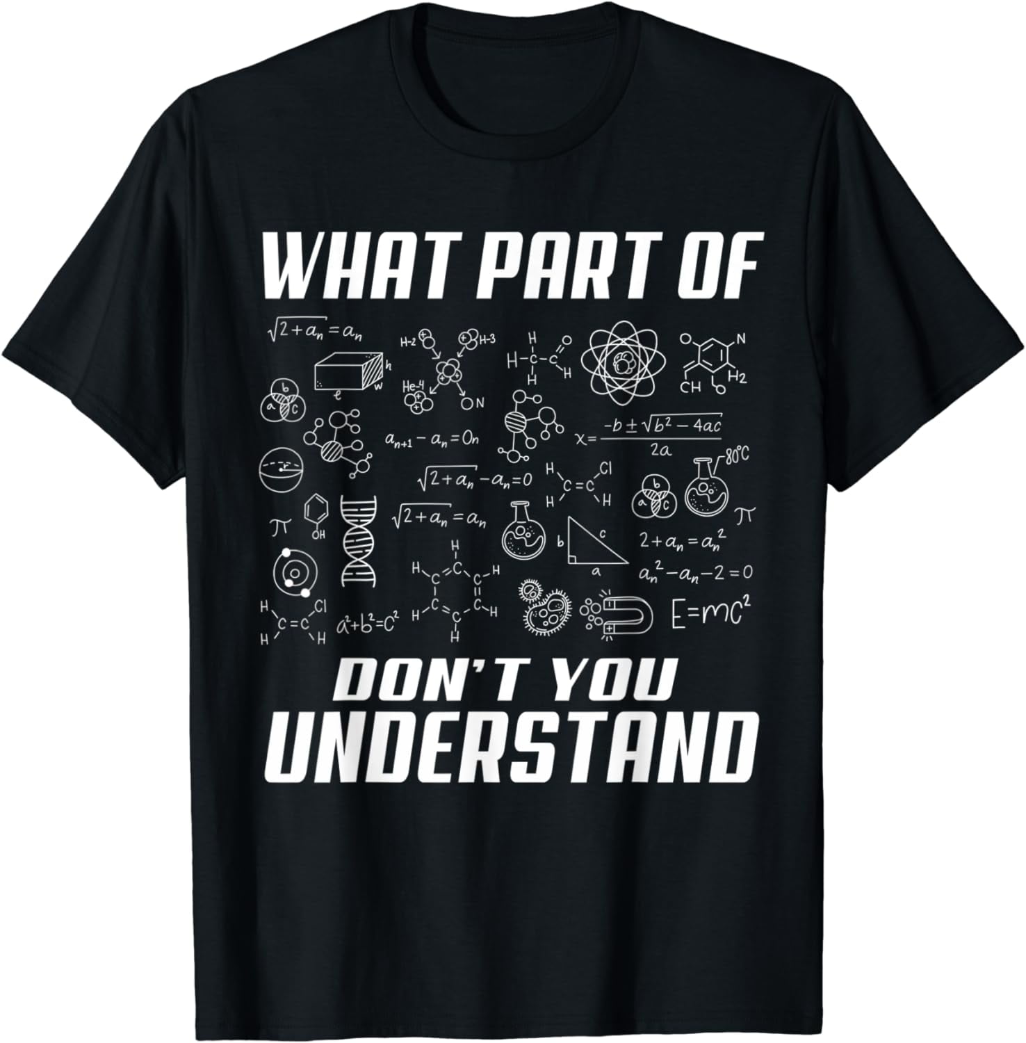 What Part Of Don't You Understand | Funny Math Teacher T-Shirt ...