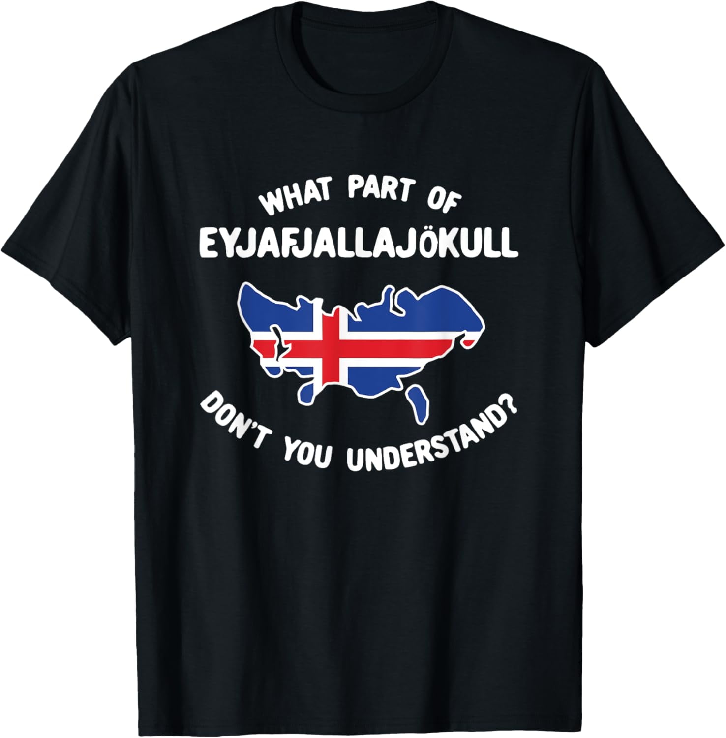 What Part Of Eyjafjallaj?kull Don't You Understand T-Shirt men and ...
