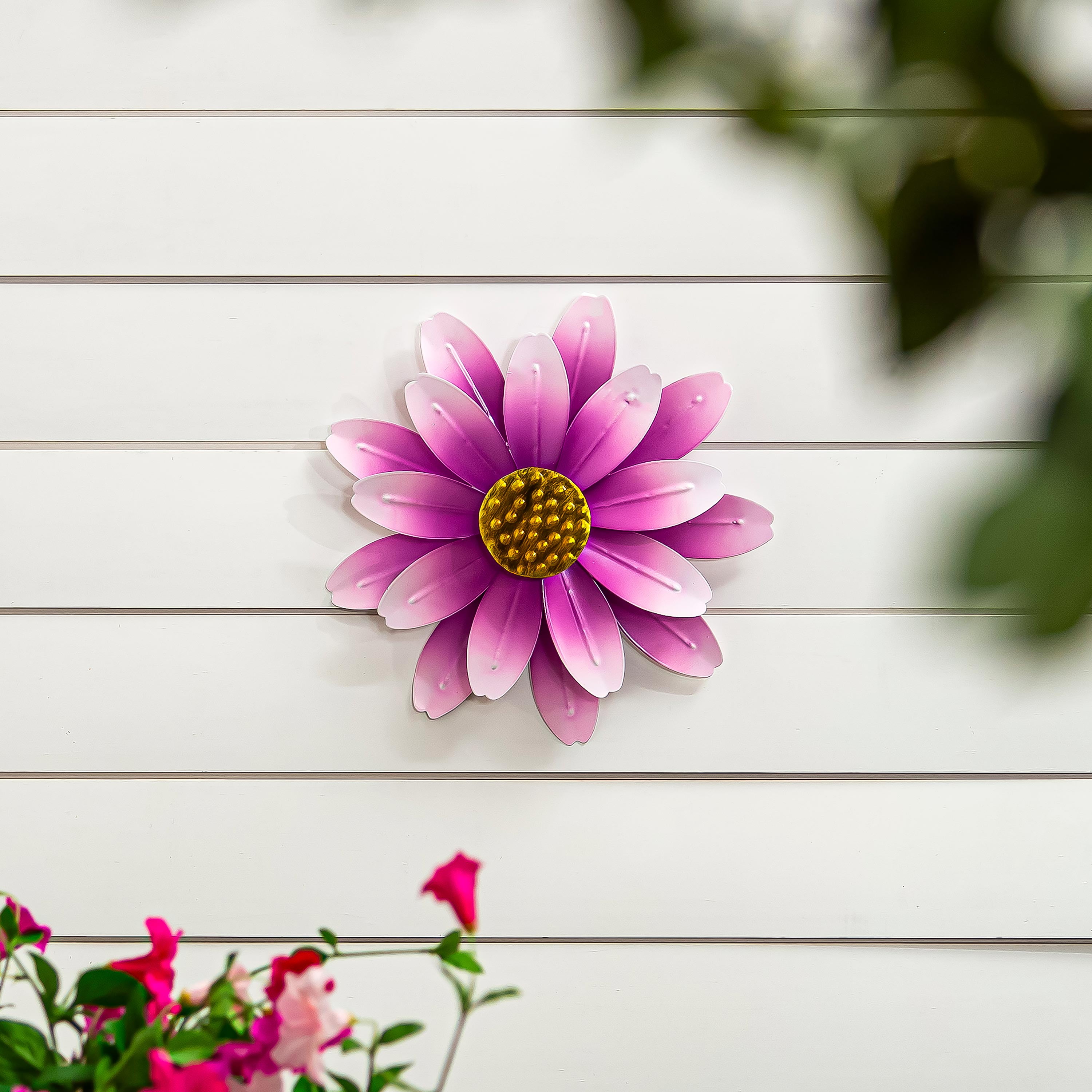 What She Shed Wind Spinner, Metal Pink Sunflower Wall Spinner, 13 ...