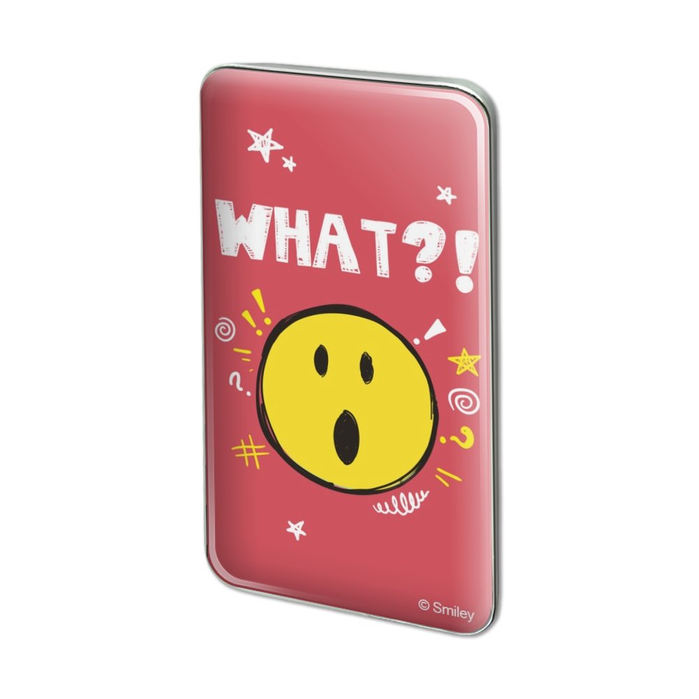 What Shocked Cute Smiley Face Emoticon Officially Licensed Metal ...