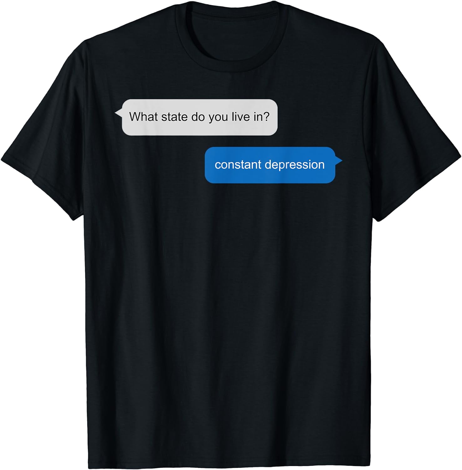 What State Do You Live Constant Despair Funny Sarcastic Gift T-Shirt ...