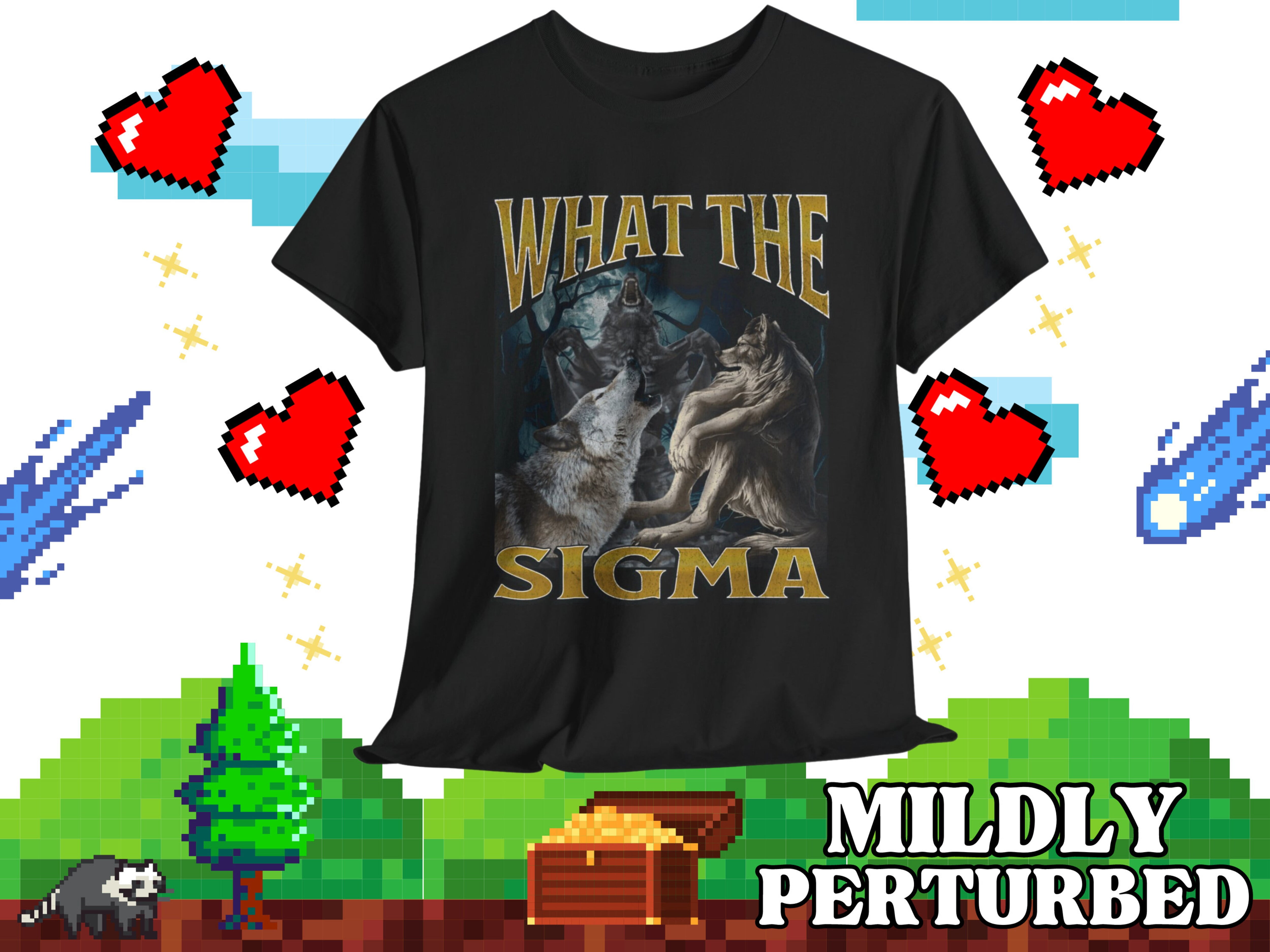 What The Sigma Funny Werewolf Meme Bootleg T-shirt, Cringe Werewolf ...