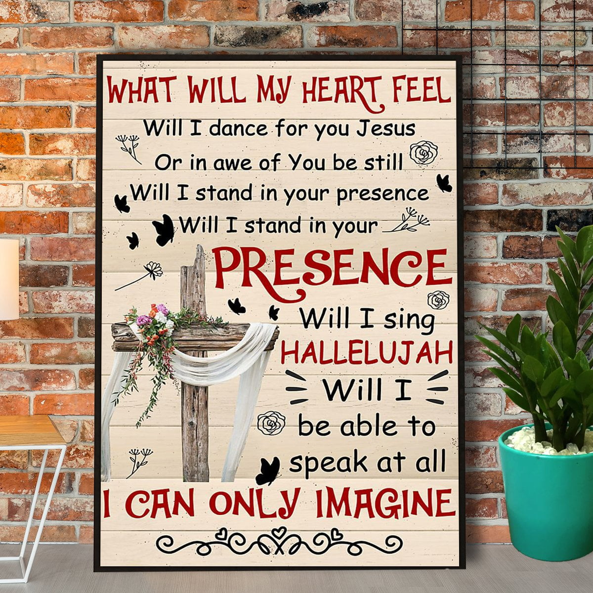 What Will My Heart Feel I Can Only Imagine Jesus Christ Paper Poster No ...